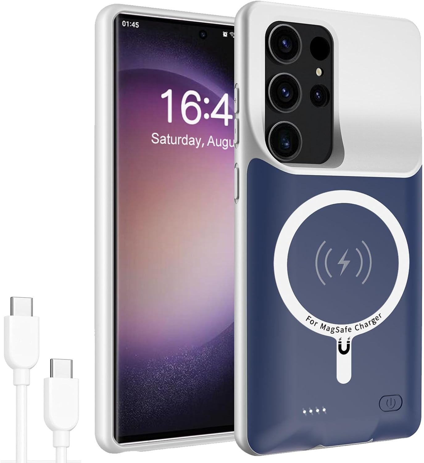 Amazon.com: Battery Case for Galaxy S22 Ultra/S23 Ultra,12000mAh High ...