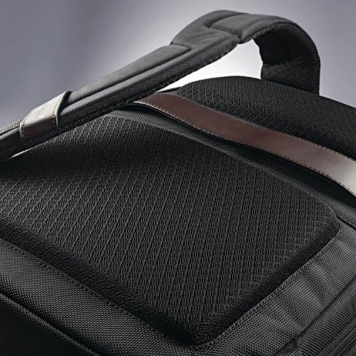 Samsonite Kombi Business Backpack, Black/Brown, 17.5 x 12 x 7-Inch ...