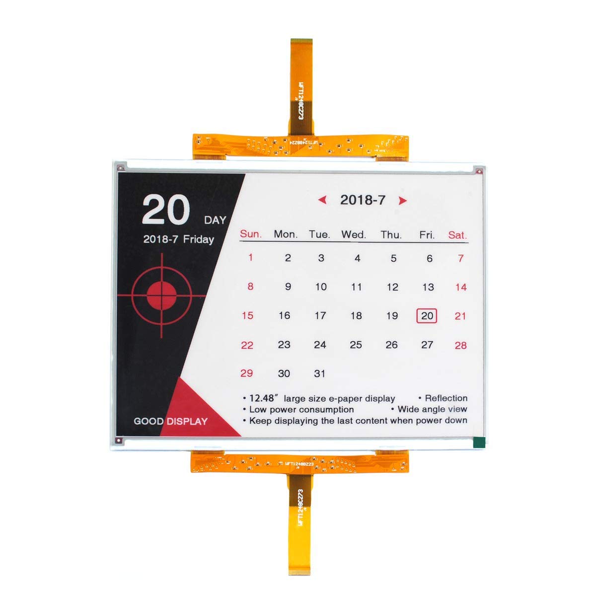 GooDisplay 12.48 Inch Color Large E-Paper Screen Eink Display ...