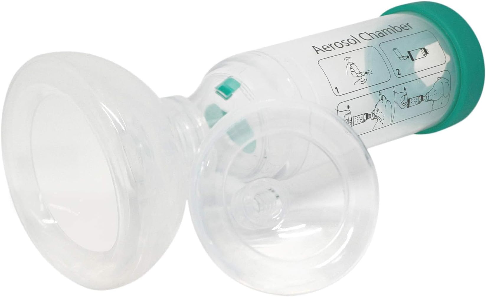 Amazon.com : Dog Aerosol Chamber (3 Masks) – Canine Inhaler Spacer for ...