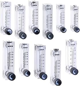 LZT-6T Gas Flowmeter Air Flow Meter Rotameter 10-100L/min 3-15L/min 3 ...