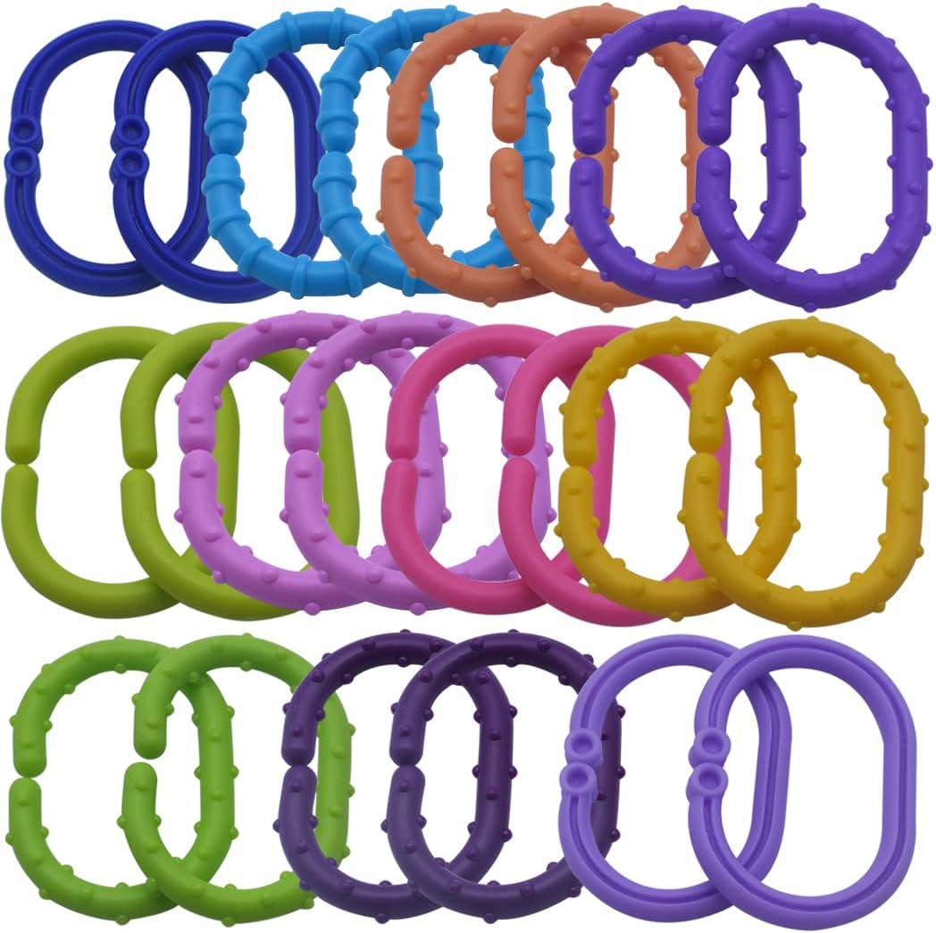 Amazon.com: COLVWOFA Baby Toys Links-to-Go Car Seat and Hanging ...