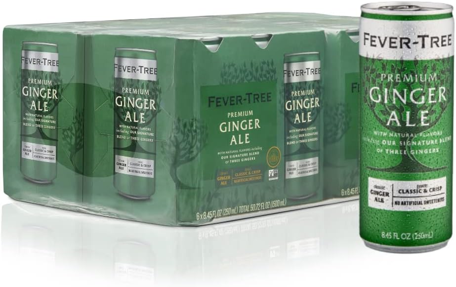 Amazon.com : Fever Tree Ginger Ale - Premium Quality Mixer - Refreshing ...