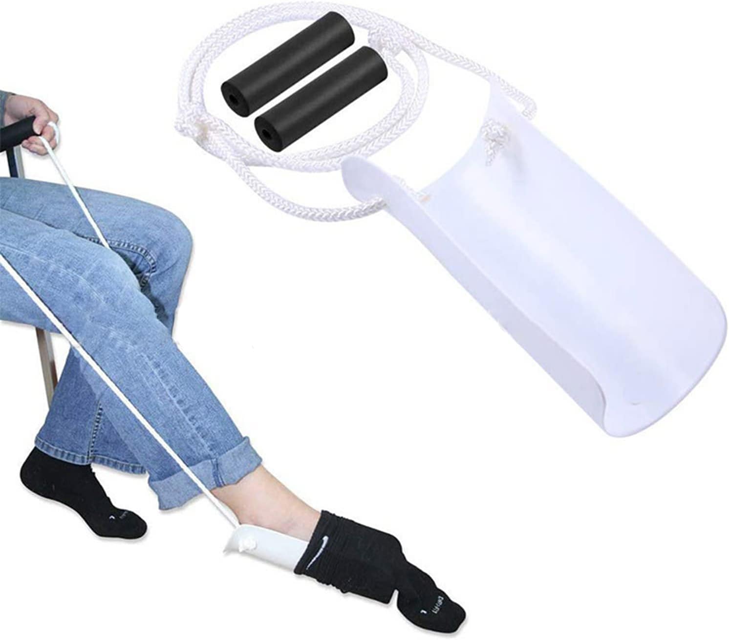 Sock Aid for Putting Socks On and Off, Flexible Sock aid Tool Sock ...