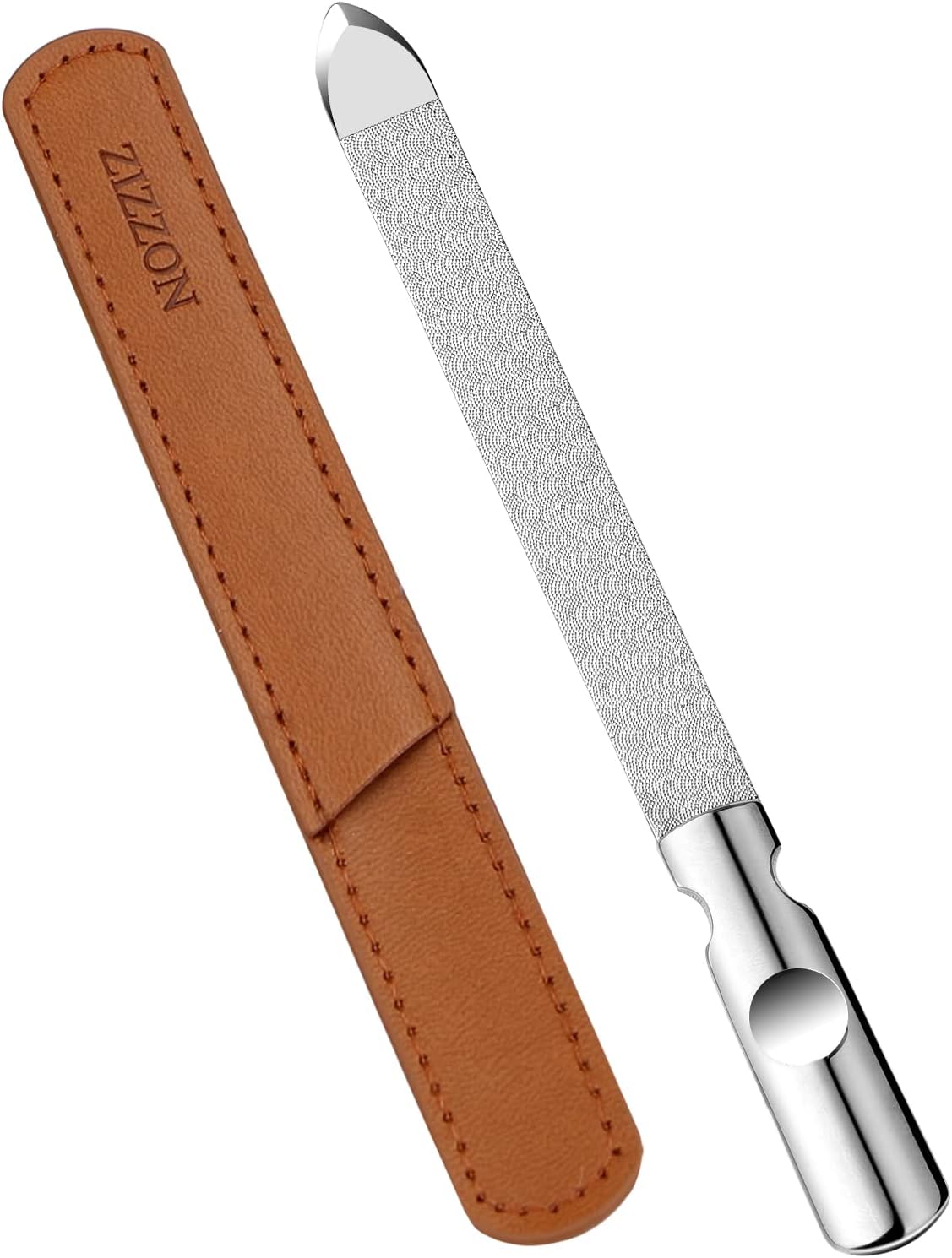 Amazon.com : Professional Stainless Steel Nail Files Double Sided with ...