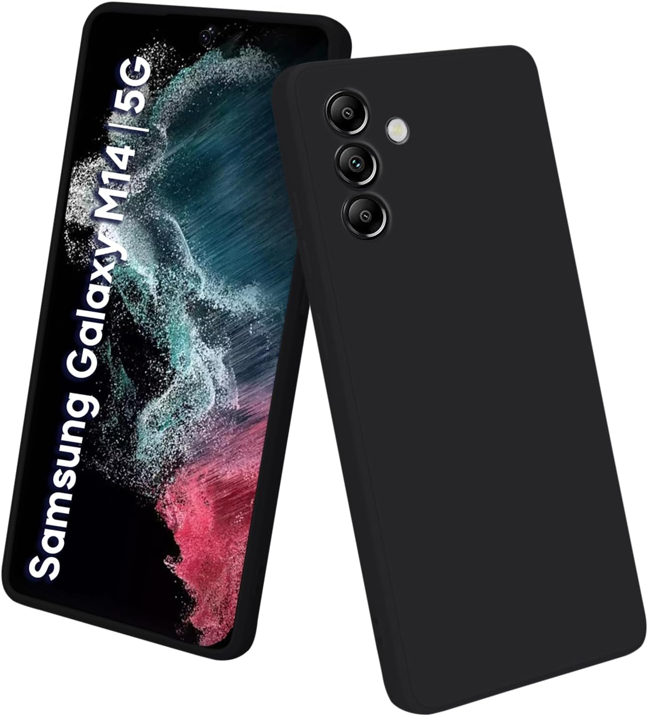 TRUEUPGRADE Liquid Silicone Designed Back Case Cover for Samsung Galaxy ...