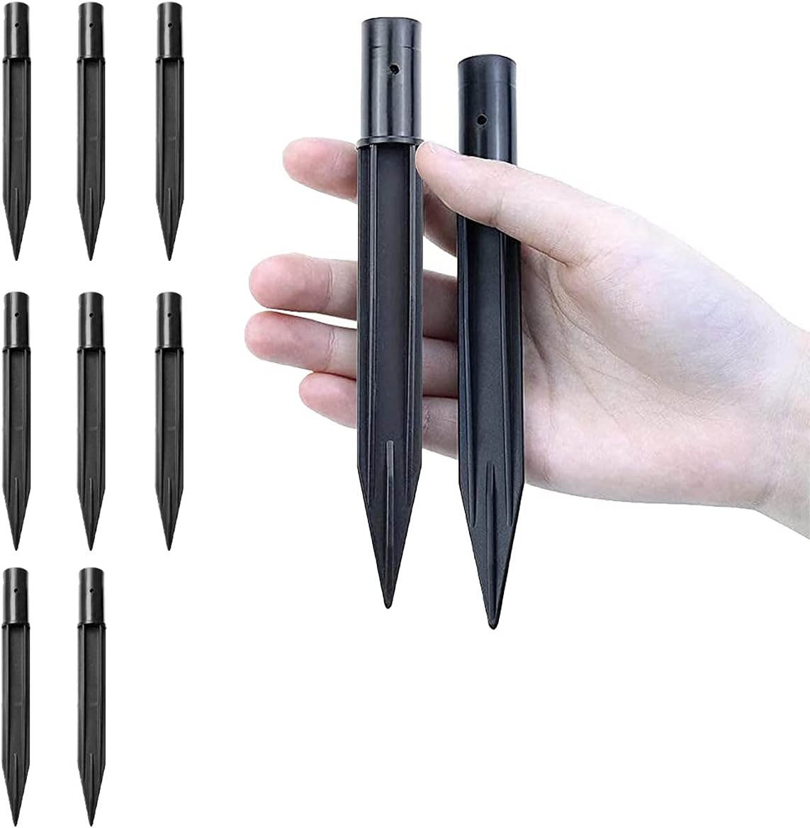 Amazon.com : Solar Light Stakes Path Light Replacement Plastic Stakes ...