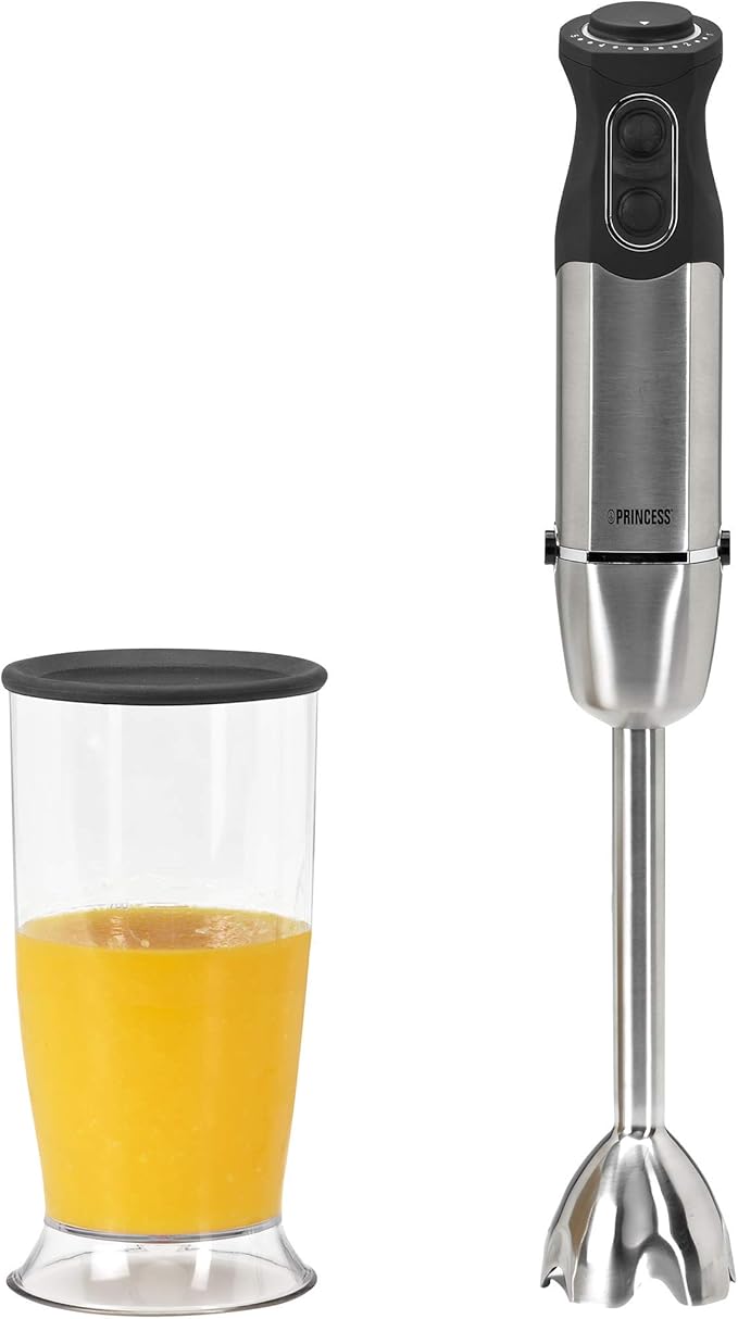 Princess 221206 Stick Mixer ‘The Beast, 1000 W, 1 Liter, Silver ...