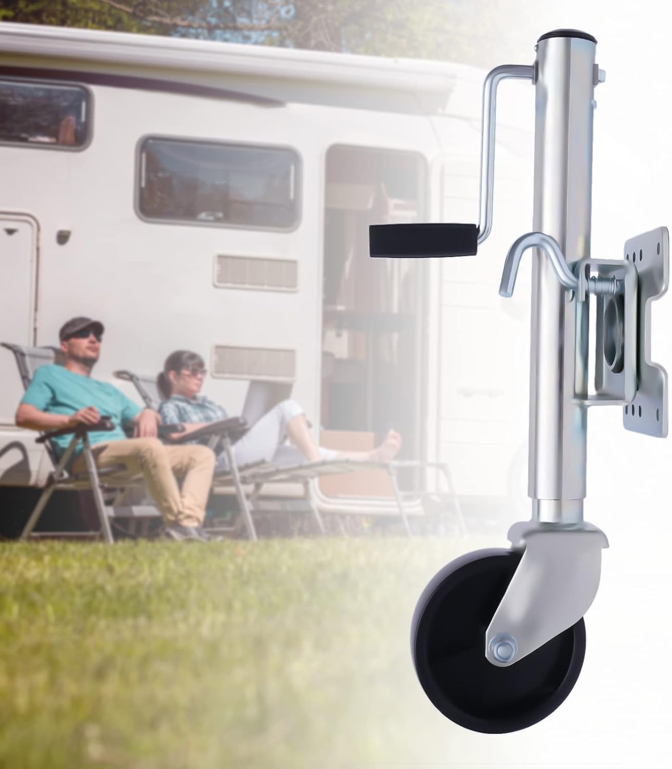 Pkw AnhäNger StüTzrad Automatik Wohnwagen Trailer Bugrad HäNger ...