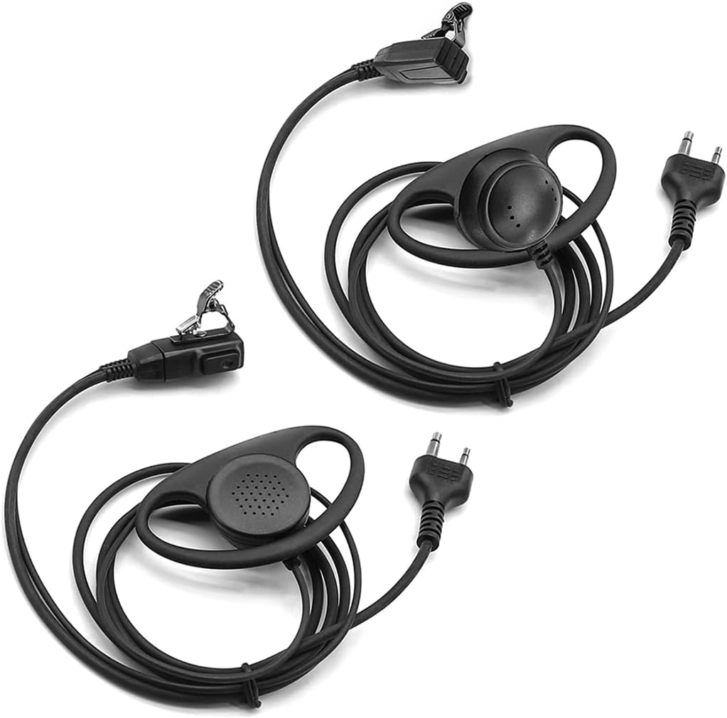 Amazon.com: NEWASHAN 2 X D-Shape Earpiece Headset for Midland Radio X ...
