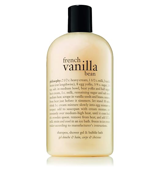 Amazon.com: philosophy french vanilla bean shampoo, shower gel and ...