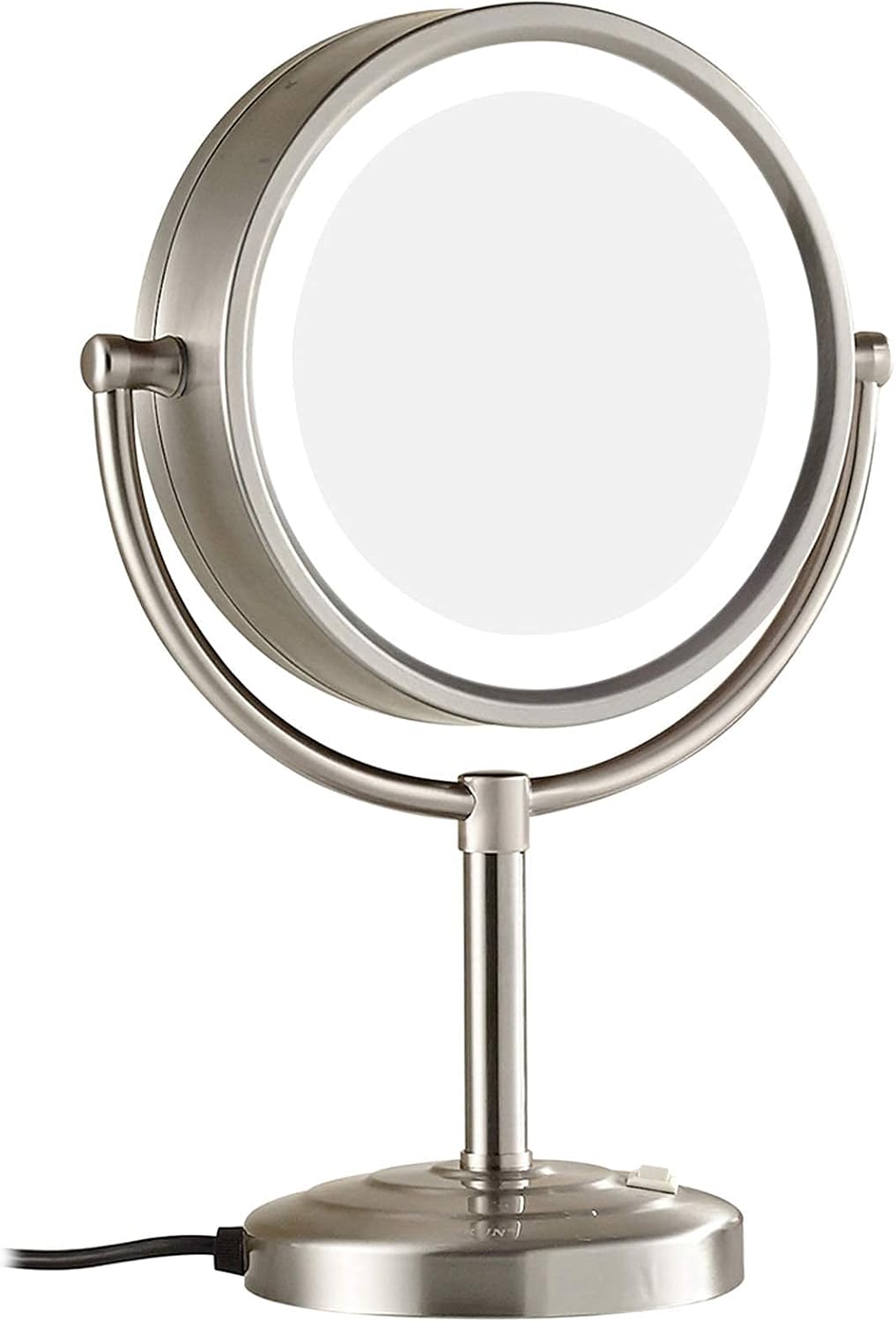 Amazon.com - SkiNfd Makeup Mirror with Lights and Magnification,8 Inch ...