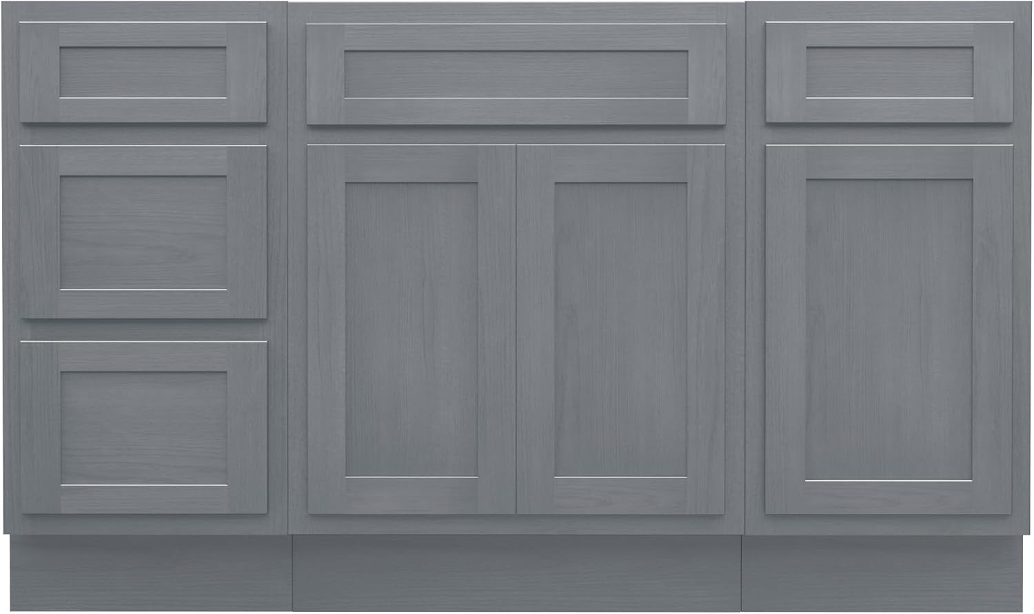 Amazon.com: HomeBeyond 54 Inch Bathroom Vanity Base Only, Single Vanity ...