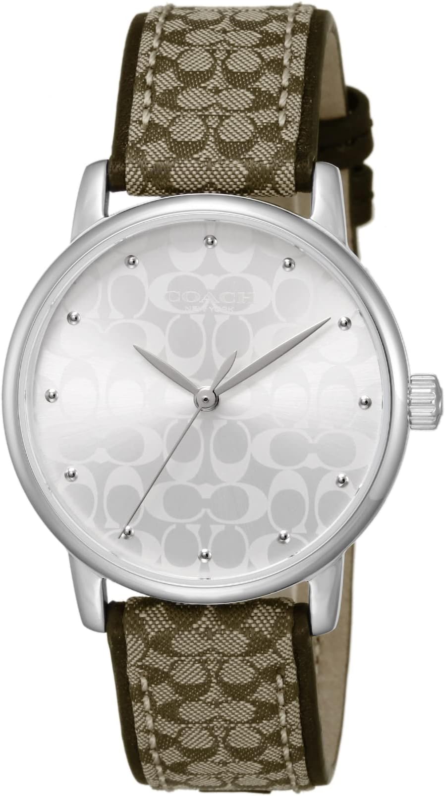 Amazon.co.jp: [コーチ] Watch BOYFRIENDSMALL シルバー 文字盤 ステンレスティール ミネラルガラス ...