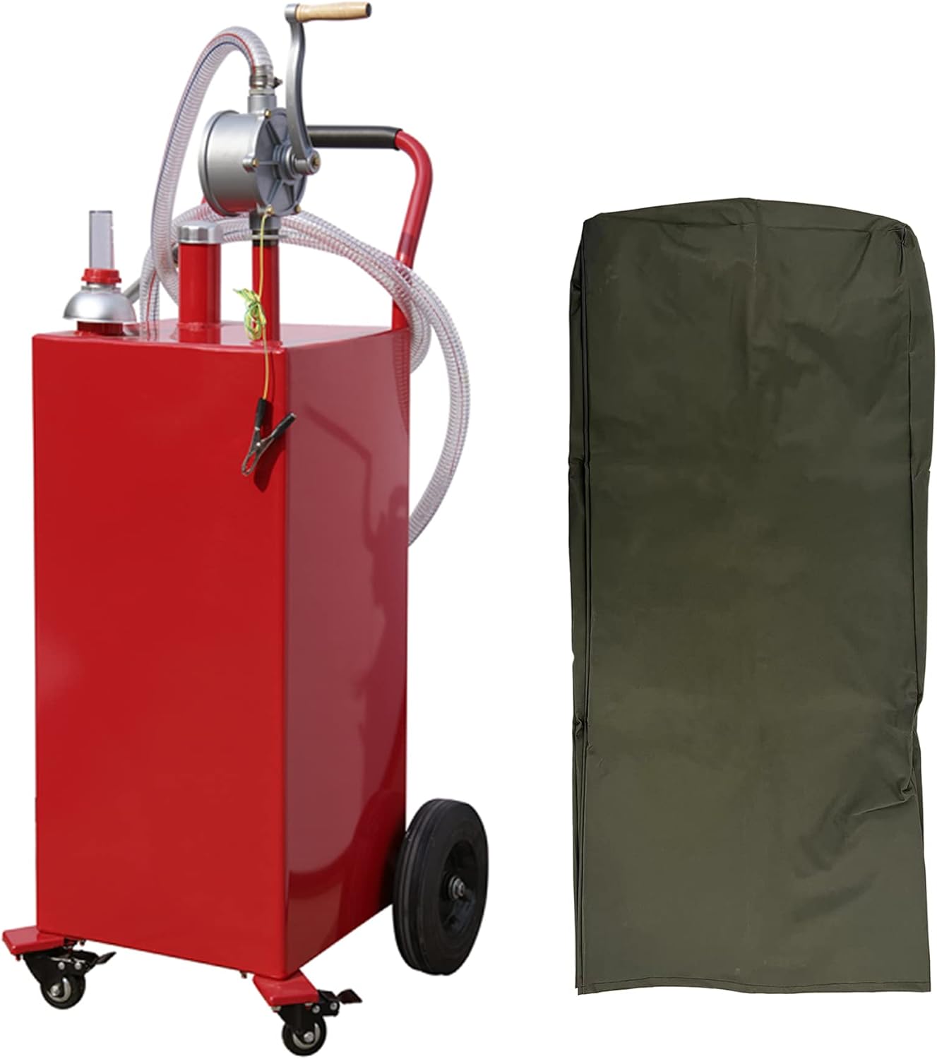 Amazon.com: PartsFlow 32 Gallon Gas Caddy Fuel Tank Gasoline container ...