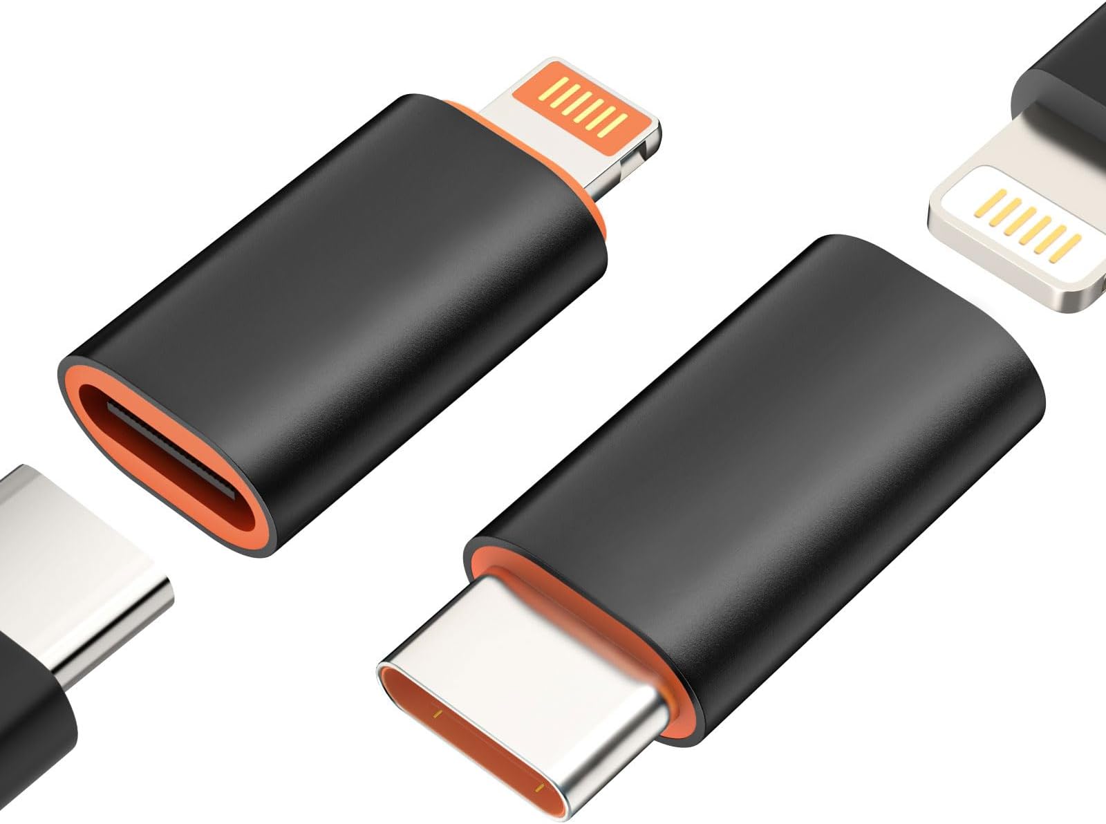 Amazon.com: MoKo USB C Female to Lightning Male Adapter & Lightning ...