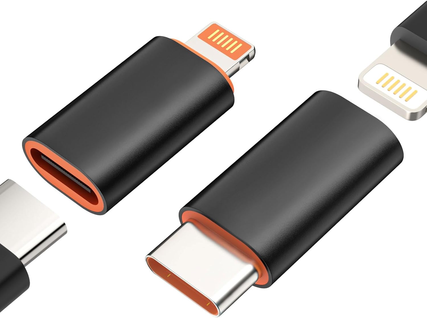 Amazon.com: MoKo USB C Female to Lightning Male Adapter & Lightning ...