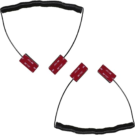 Amazon.com: 2Pcs Retractable Remote Control Tether Retractable Cable ...