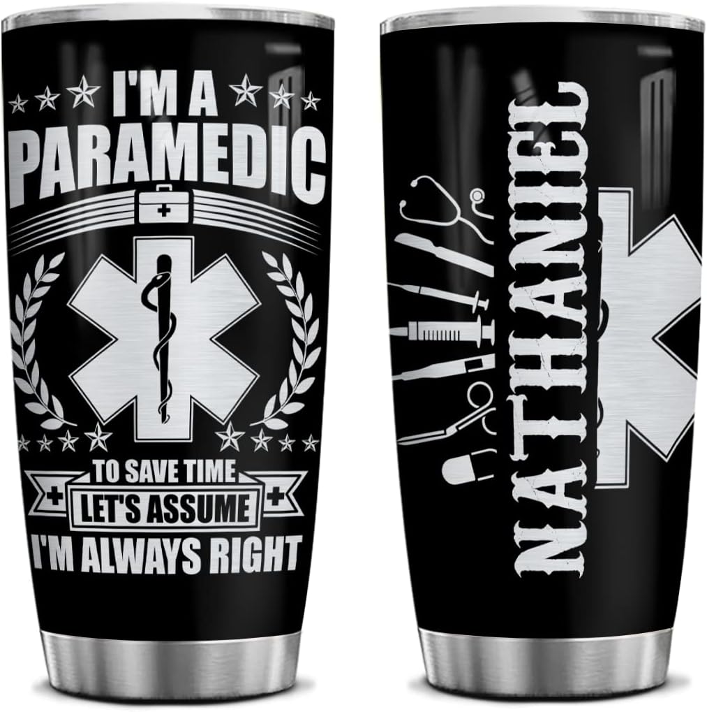 Amazon.com | winorax Ambulance Head Driver Gifts Personalized Paramedic ...
