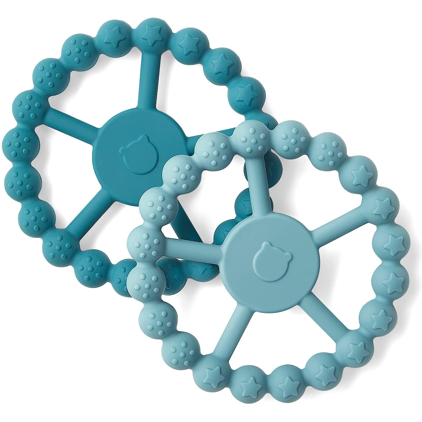 Amazon.com : SAMiGO Silicone Teethers for Babies 0-6 6-12 Months Baby ...