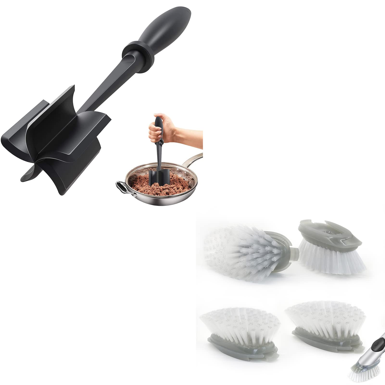 Amazon.com: Upgrade Meat Chopper/4 Pack Dish Cleaning Soap Dispensing ...