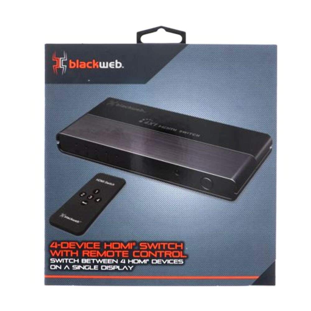 Buy BlackWeb 4-Device HDMI Switch with Remote Control Online at Low ...