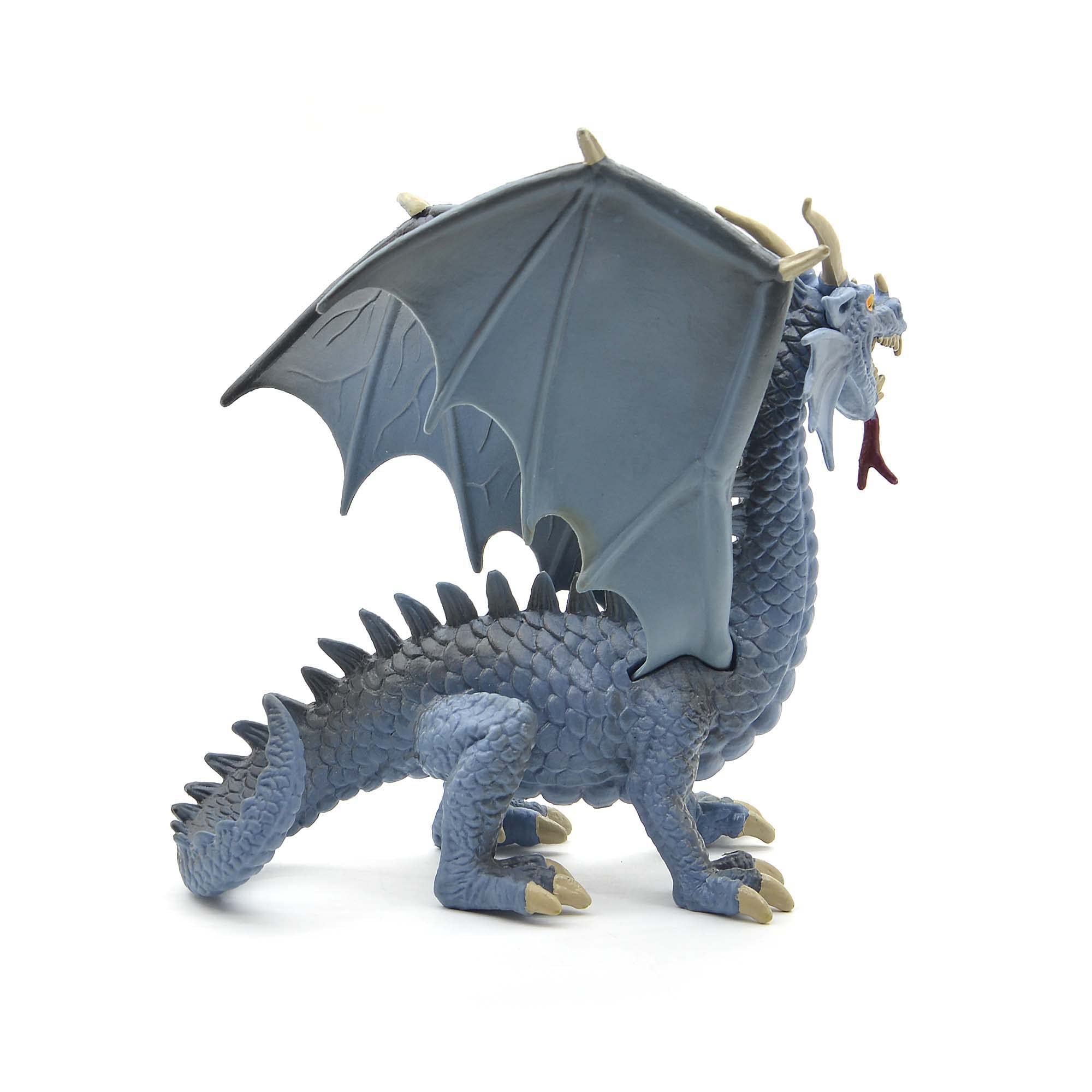 Coyka – Realistic Flying Dragon Toy – Fantasy World Figure – Gray: Buy ...