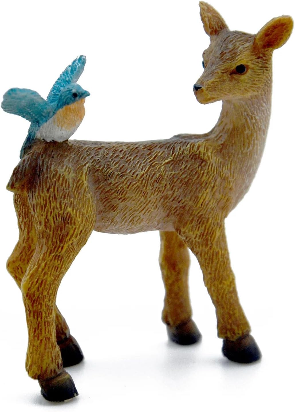 Amazon.com: Mother Doe and Baby Fawn Miniature Fairy Garden Resin Deer ...