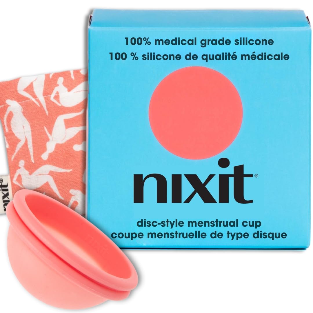Amazon.com: nixit Menstrual Disc | Ultra-Soft Medical-Grade Silicone | Reusable | Holds 2x ...