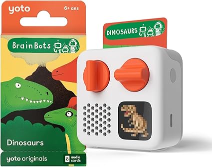 Amazon.com: Yoto Mini (2024 Edition) + BrainBots Bundle – Kids Screen-Free Bluetooth Audio ...