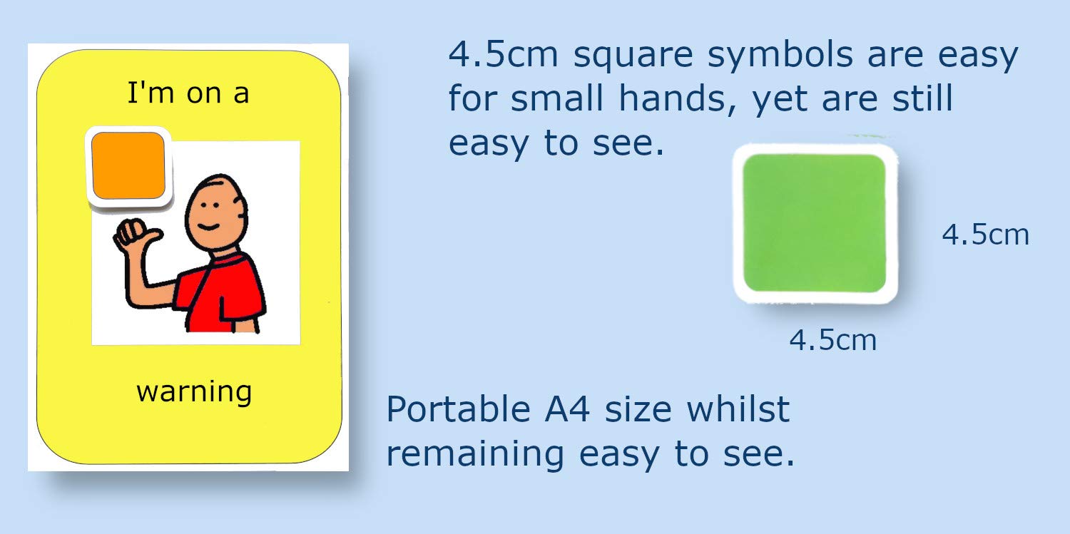 Autism Supplies And Developments A4 Plastic Visual ASD Traffic Light ...