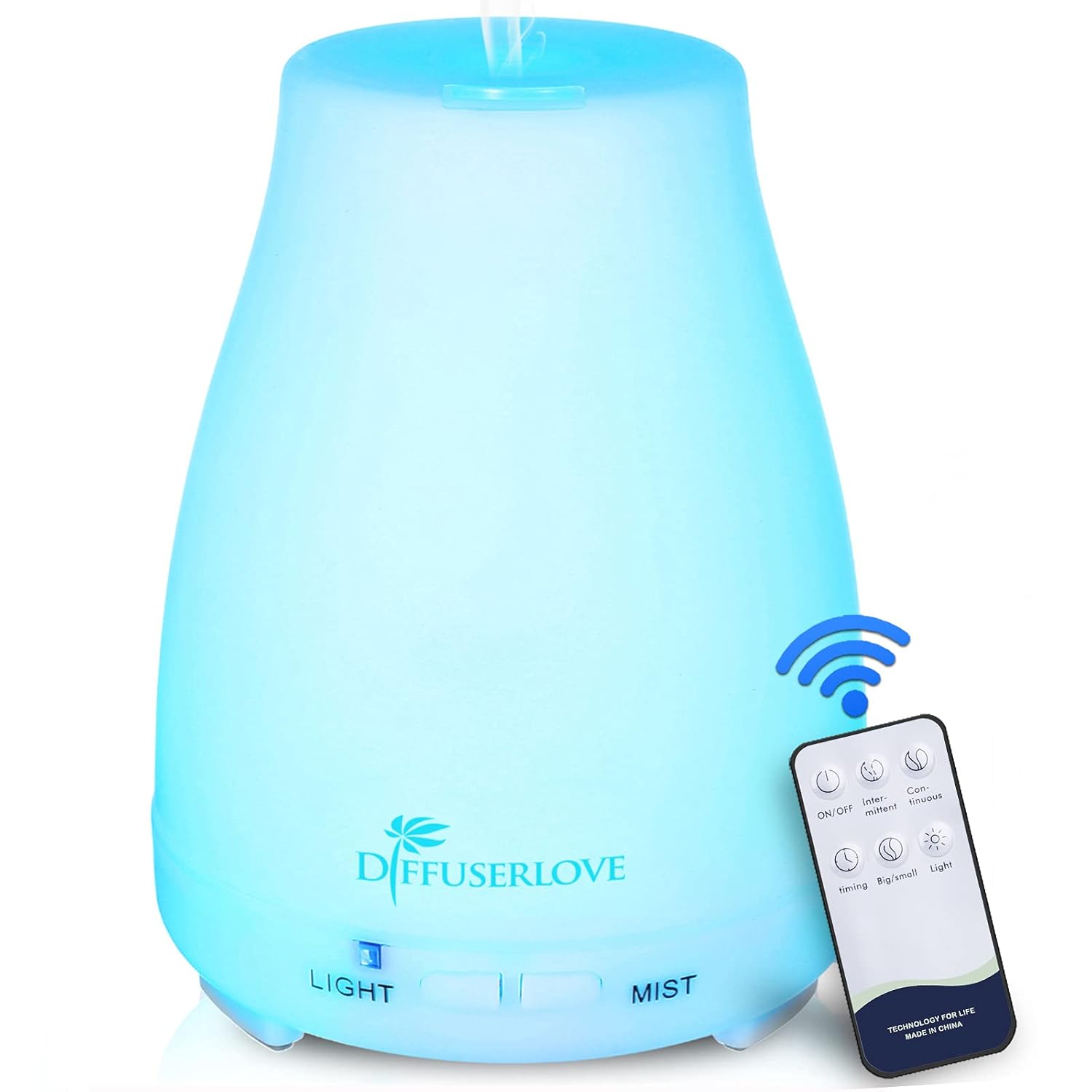 Diffuserlove MAX 220ML Essential Oil Diffuser Ultrasonic Remote Control ...