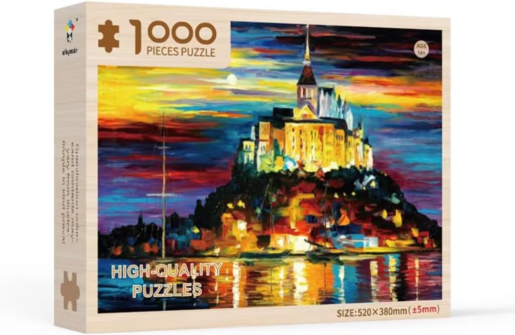 Amazon.com: Jigsaw Puzzles for Adults- 1000 Pieces Jigsaw Castles by ...