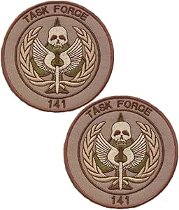 Amazon.com: C-All of D-uty Task Force 141 Logo Patches Hook and Loop Tactical Morale Applique ...