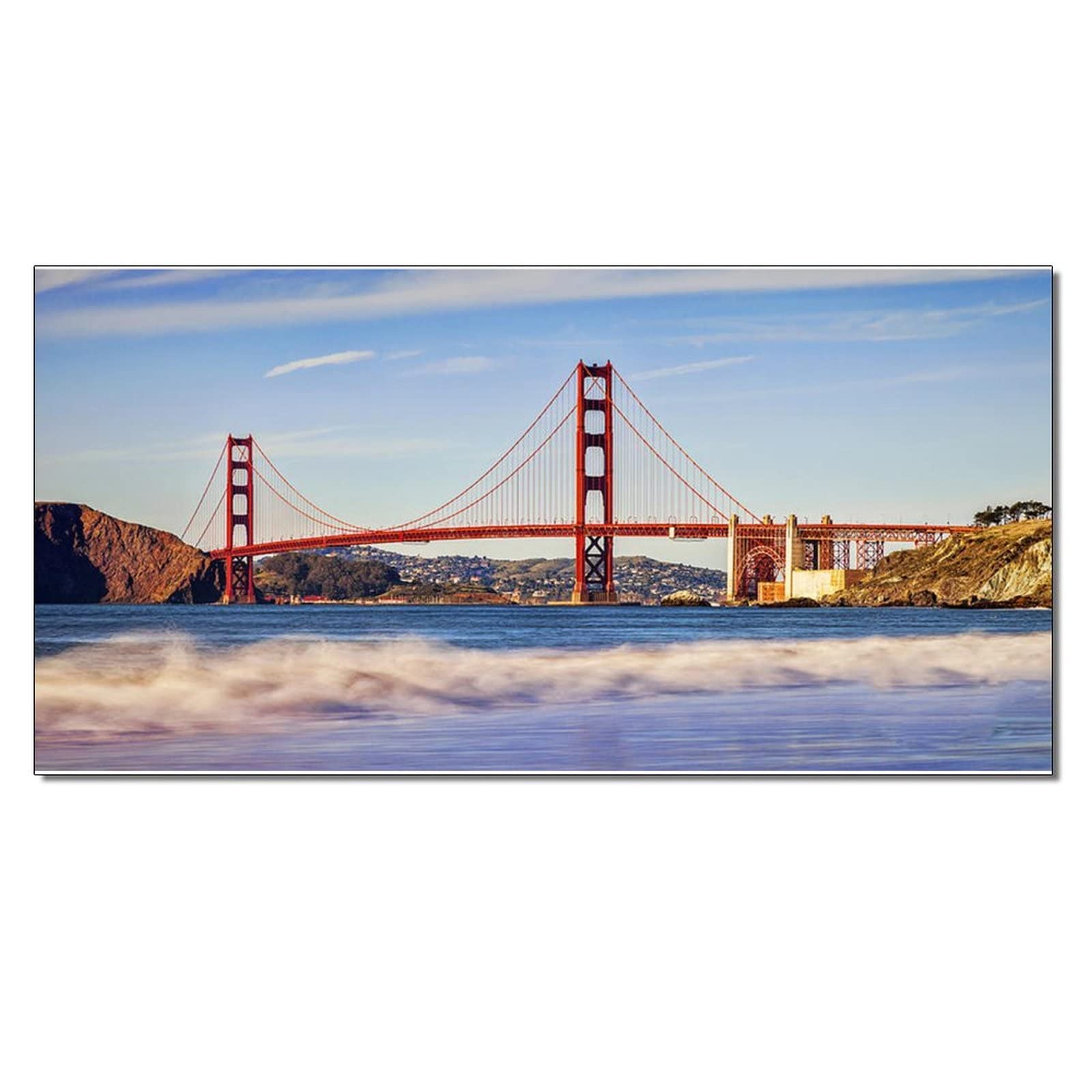 Golden Gate Bridge Side View Drawing