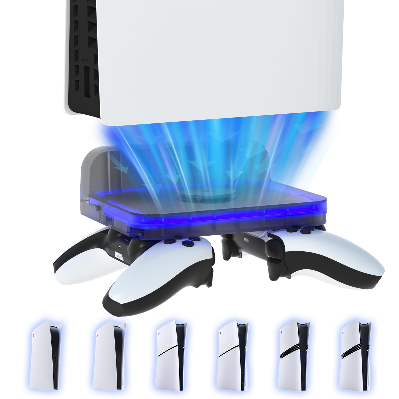 Amazon.com: Ps5 wall mount for All PS5 Models,Ps5 accessories stand ...