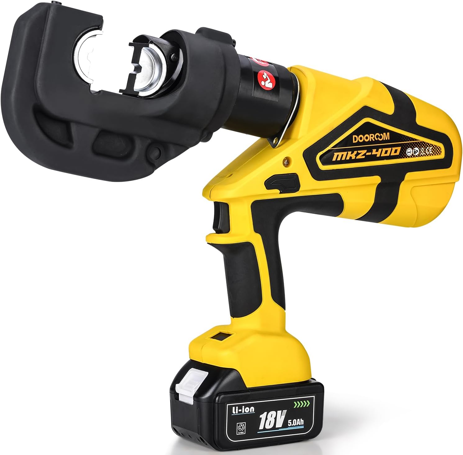 DOOROOM Electric Hydraulic Cable Lug Crimping Tool 12 Ton Electrical ...