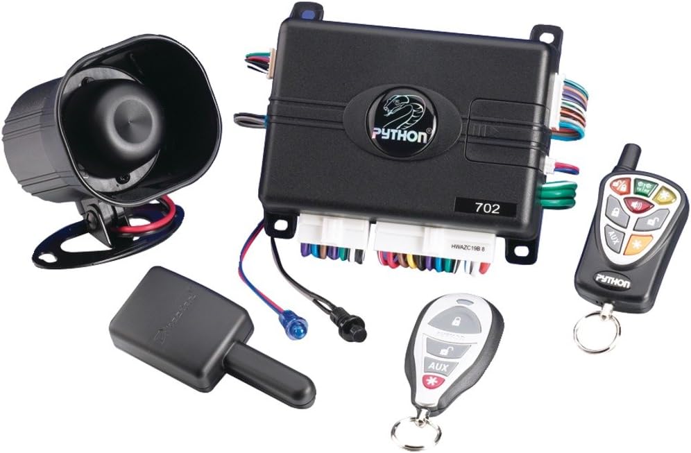 Amazon.com: Python 3203P 2 way Car Alarm Security System with 2 ...