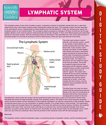 Lymphatic System: Speedy Study Guides eBook : Publishing, Speedy ...