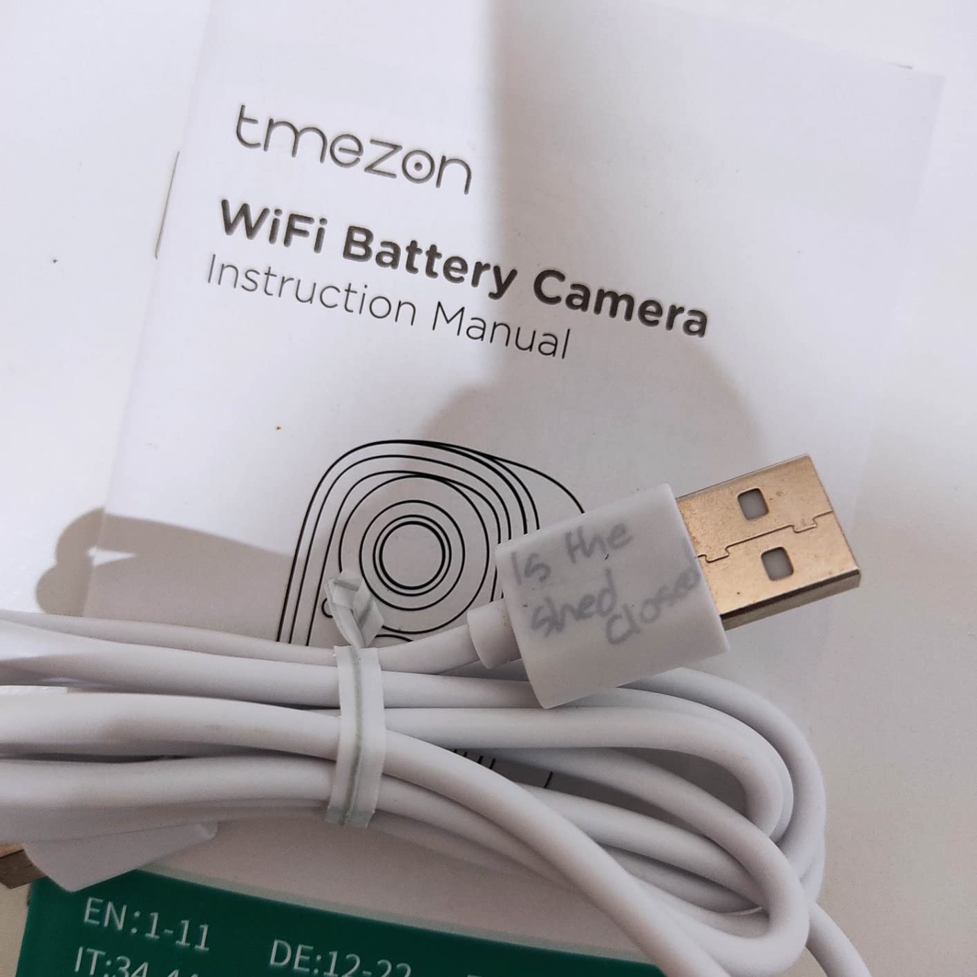 Tmezon Wireless Security Outdoor Camera, Rechargeable Battery Powered ...