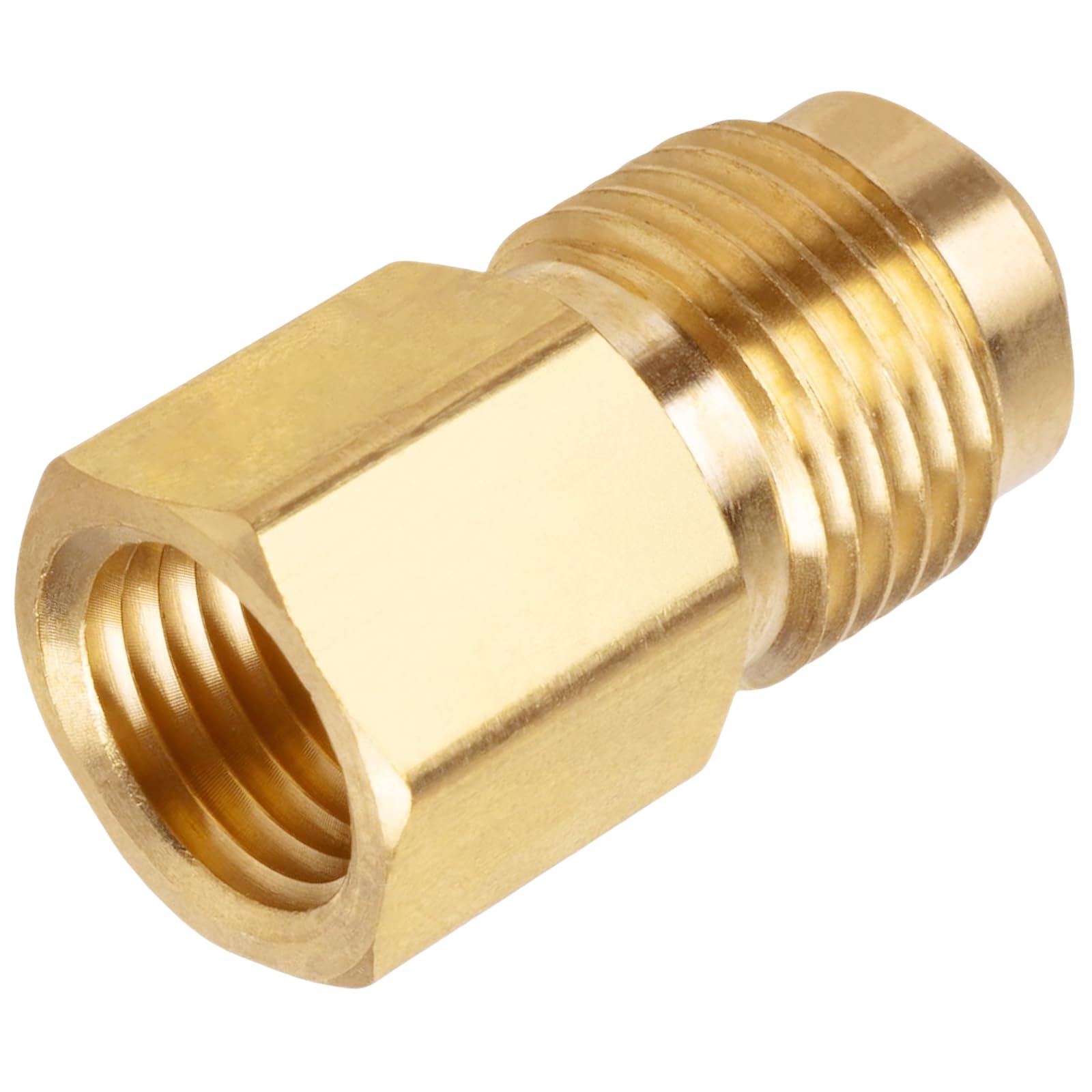 Amazon.com: Brass Flare Tube Fitting Coupling Gas Adapter 3/8" Male ...