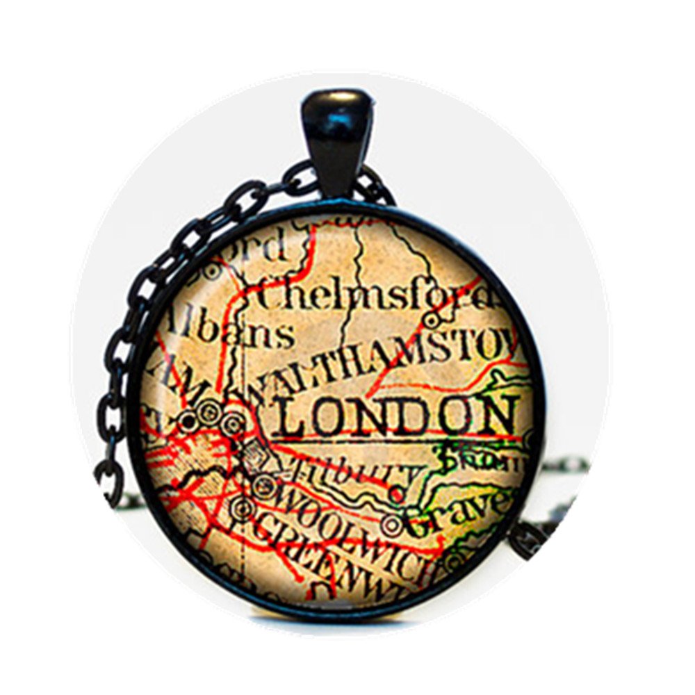 Buy Vintage of London pendant Old of London necklace Antique of London ...