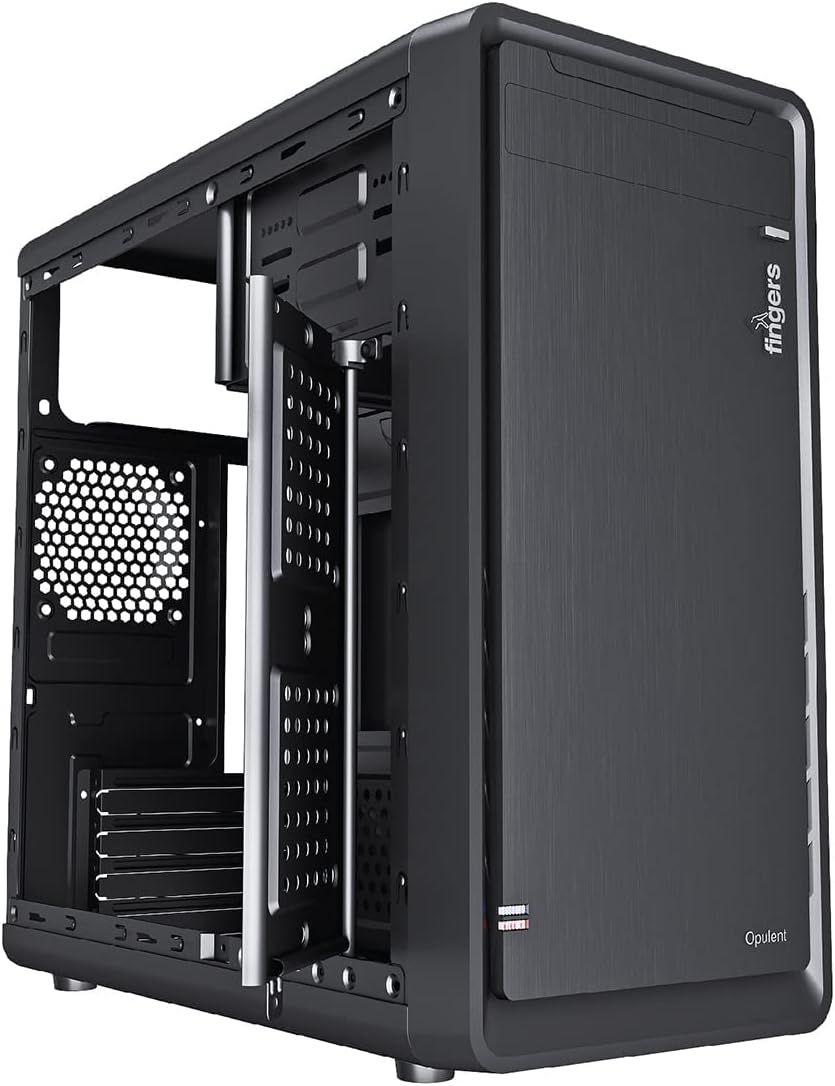 Amazon.in: Buy FINGERS Opulent Polycarbonate Computer Case - Black ...