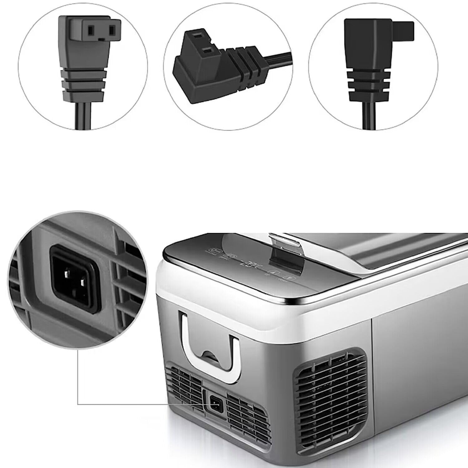 Snapklik.com : AYECEHI 12V/24V Refrigerator DC Power Cord Cable For 12V ...