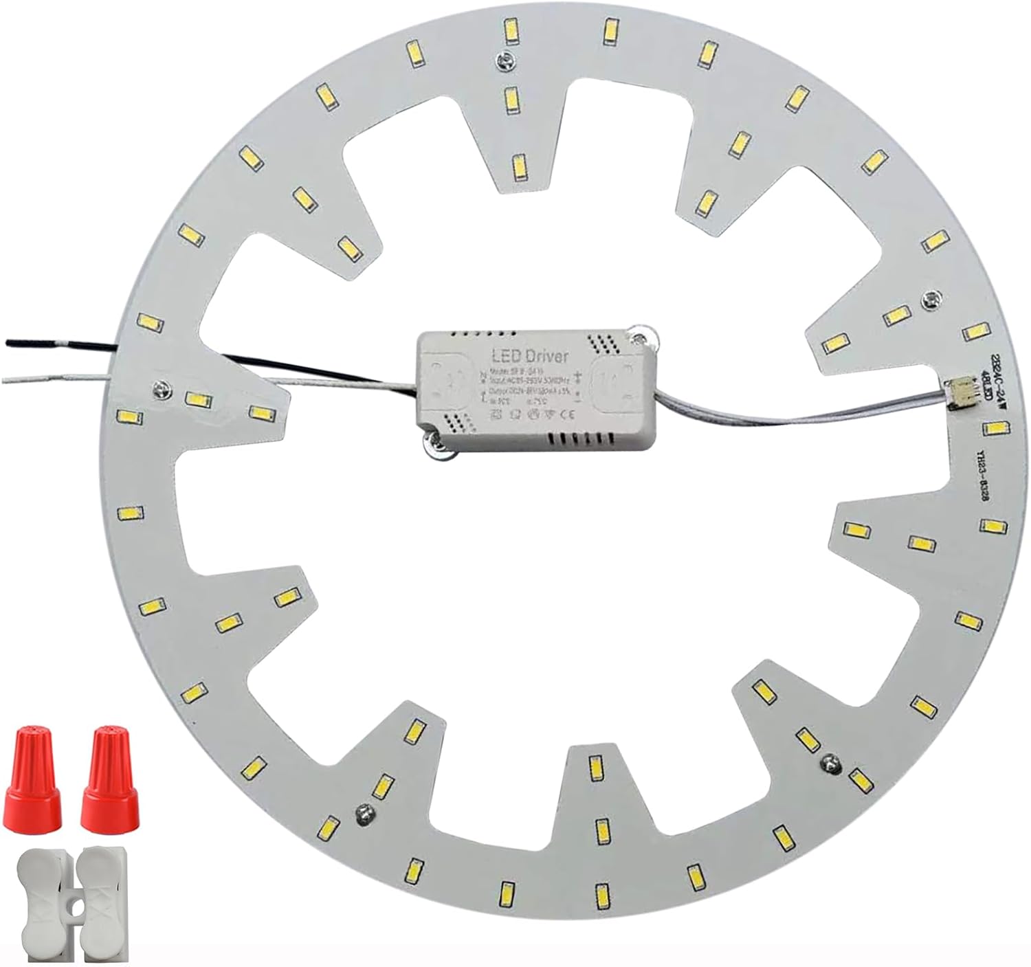Zhairdalstar 24W LED Flush Mount Ceiling Fan Ring Light Kit Replacement ...