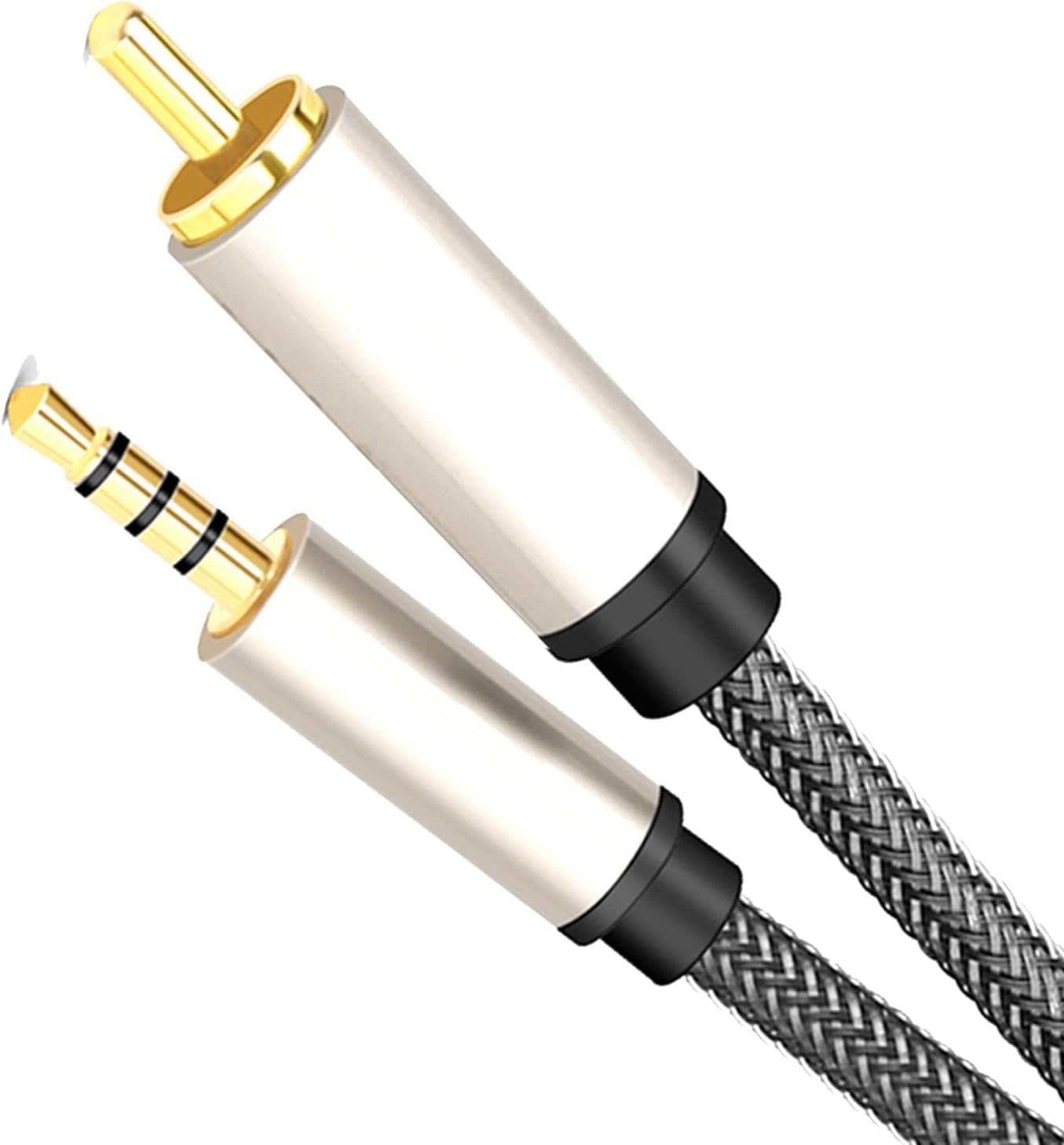 Besga Coaxial Audio Video Cable to 3.5mm Lossless Jack Male to Male ...