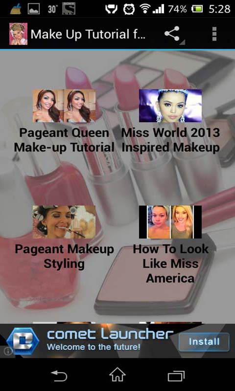 Make Up Tutorial for Pageant - App on Amazon Appstore