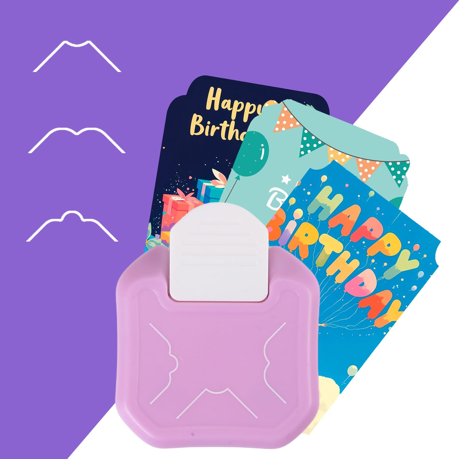 Snapklik.com : 3 In 1 Decorative Corner Punch, 3 Way Corner Paper Punch ...