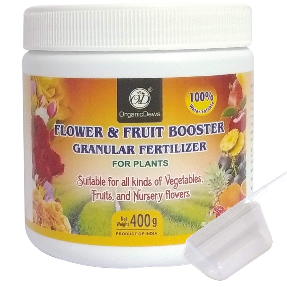 OrganicDews Flower and Fruit Booster Granular Fertilizer for Plants 400 ...
