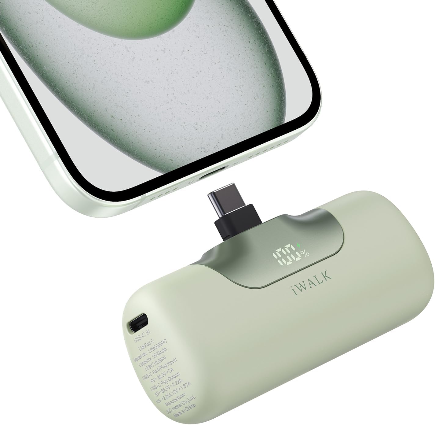 Amazon.com: iWALK Portable Charger 5500mAh Next-Gen Small Power Bank 22 ...